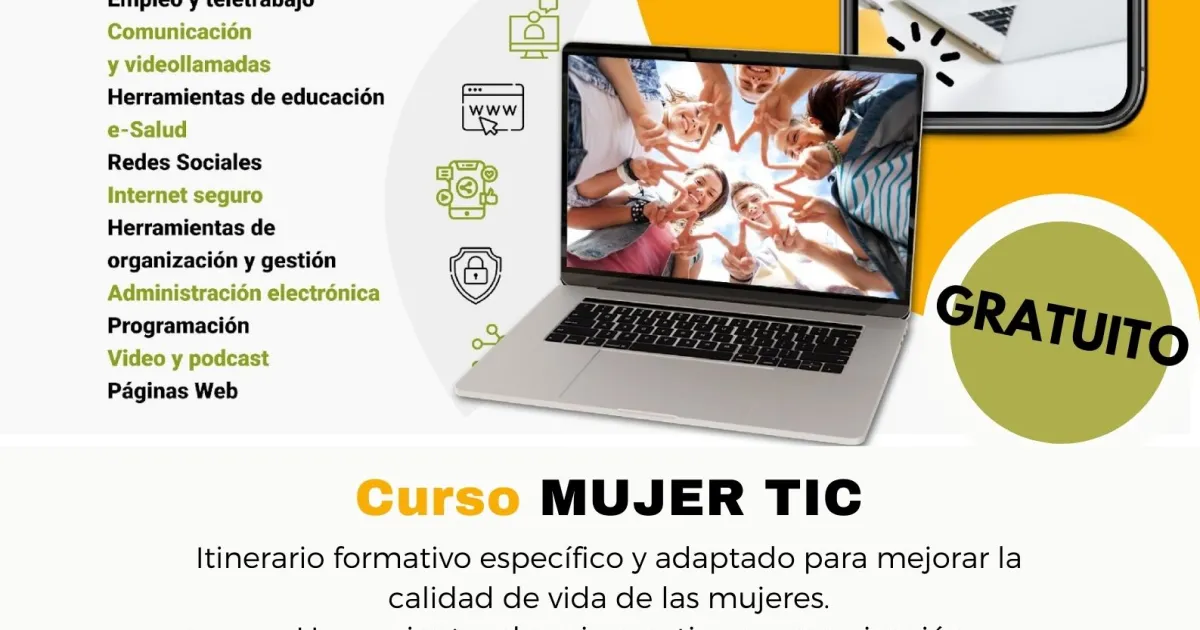 Curso Mujer TIC (ciberformaciones TIC) | Portal oficial del Ayuntamiento de Miguelturra